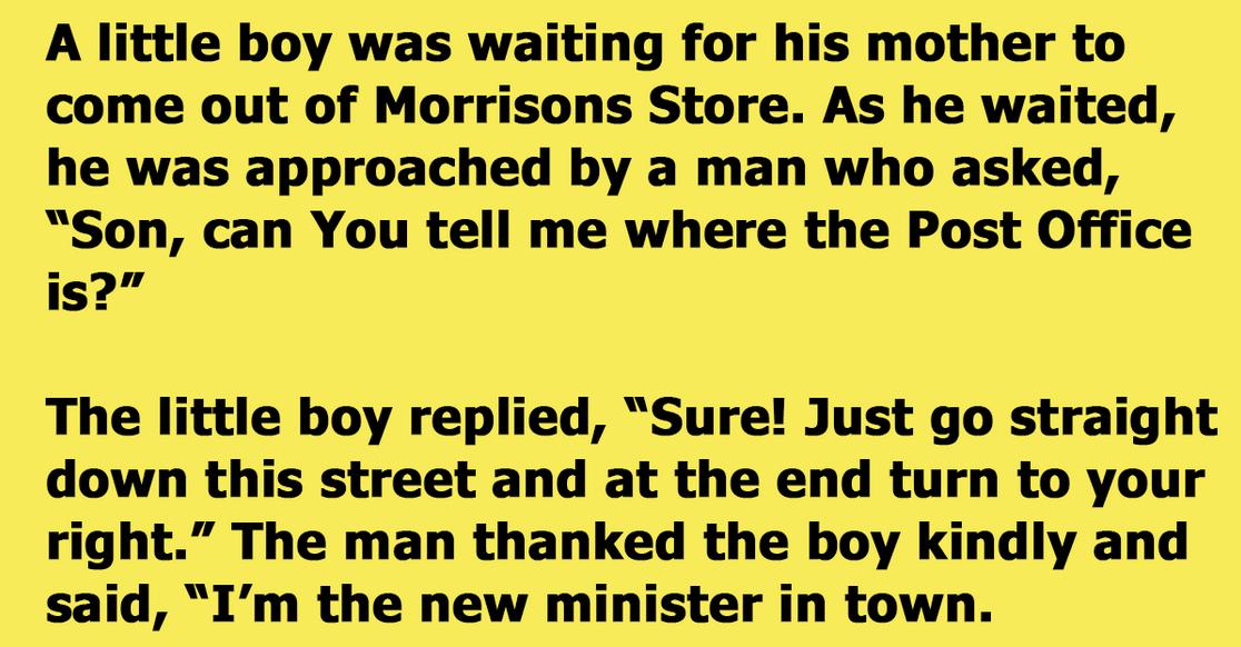 Man Asks the Wrong Little Boy How to Get to the Post Office - Top Stories