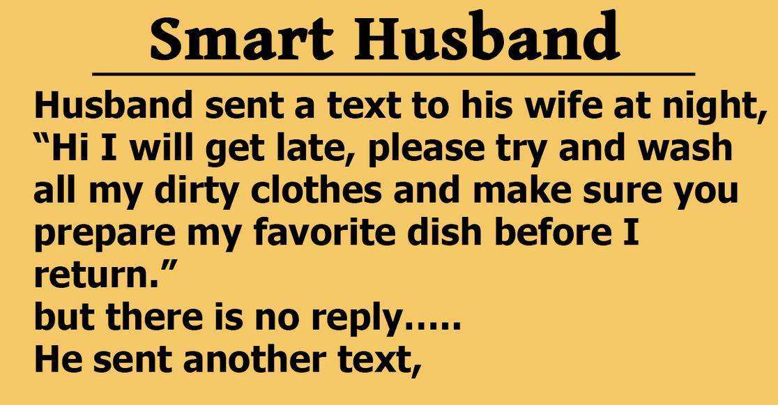 Husband Sent A Text To His Wife At Night - Top Stories