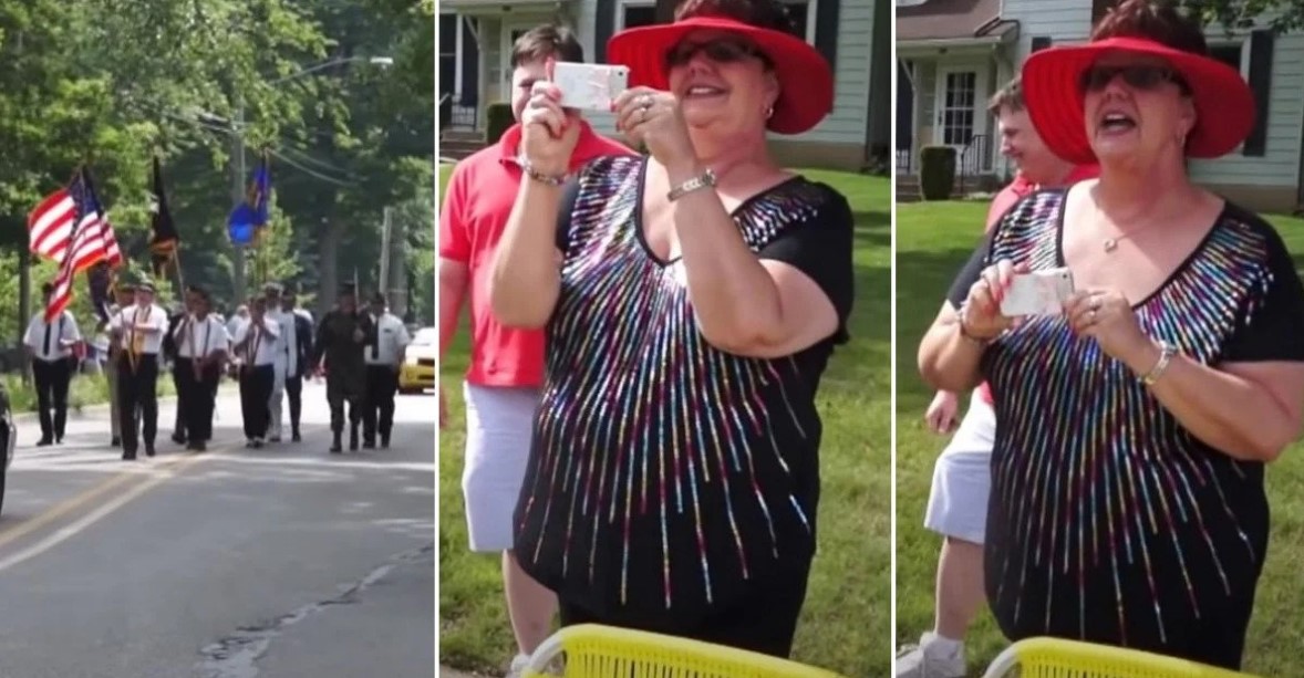 Mom’s Filming Parade When Out of Nowhere She Spots Her 2 Military Sons ...