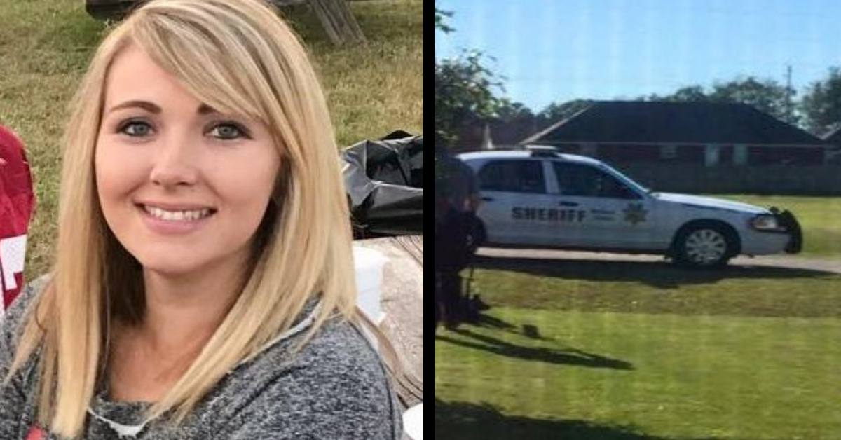 Mother cuts grass while wearing baby carrier – is stunned when police ...