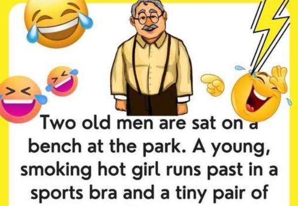 Old Men Sitting On A Bench - We’ve chuckled with tears with this joke ...