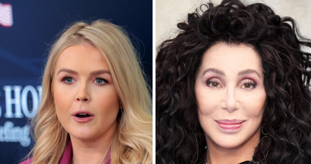 “LIVE TV EXPLOSION: Karoline Leavitt SHREDS Cher in Fiery, No-Holds ...