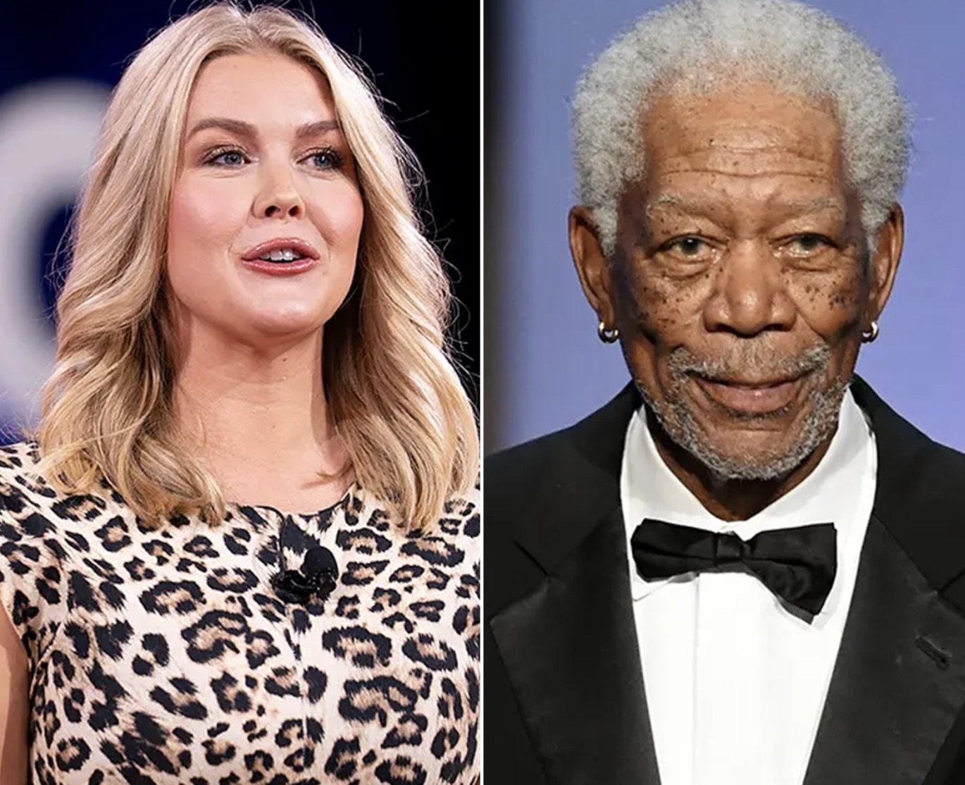 Karoline Leavitt was mercilessly lectured by Morgan Freeman on the ...