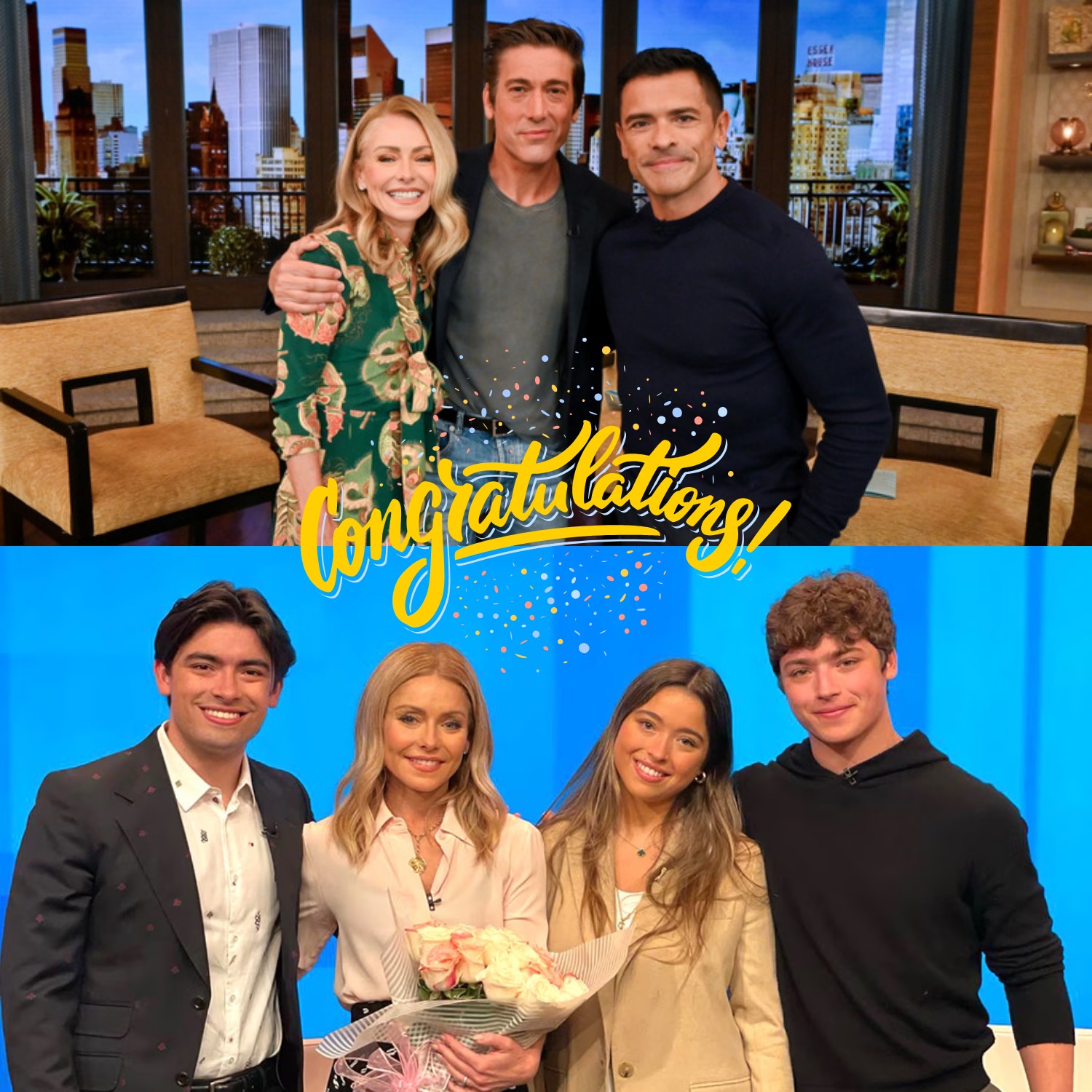 David Muir sent a heartfelt message to Kelly Ripa’s family on the ...